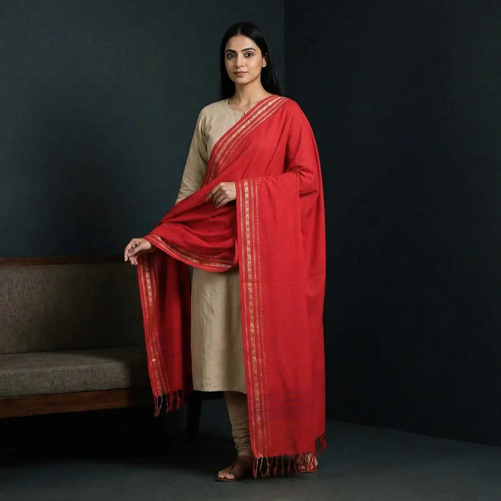 Shop Plain Dupattas – Handcrafted Cotton Elegance | iTokri