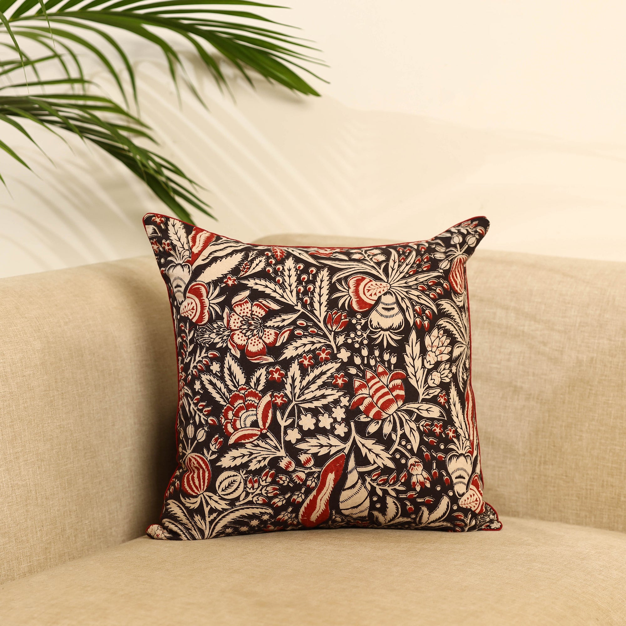 Multicolor Bagru Block Print Cotton Cushion Cover – iTokri आई.टोकरी