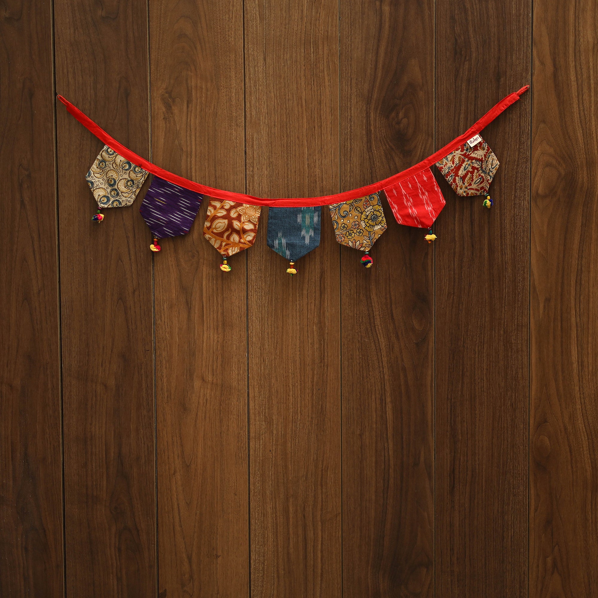 Multicolor Handmade Fabric Toran for Home Decor