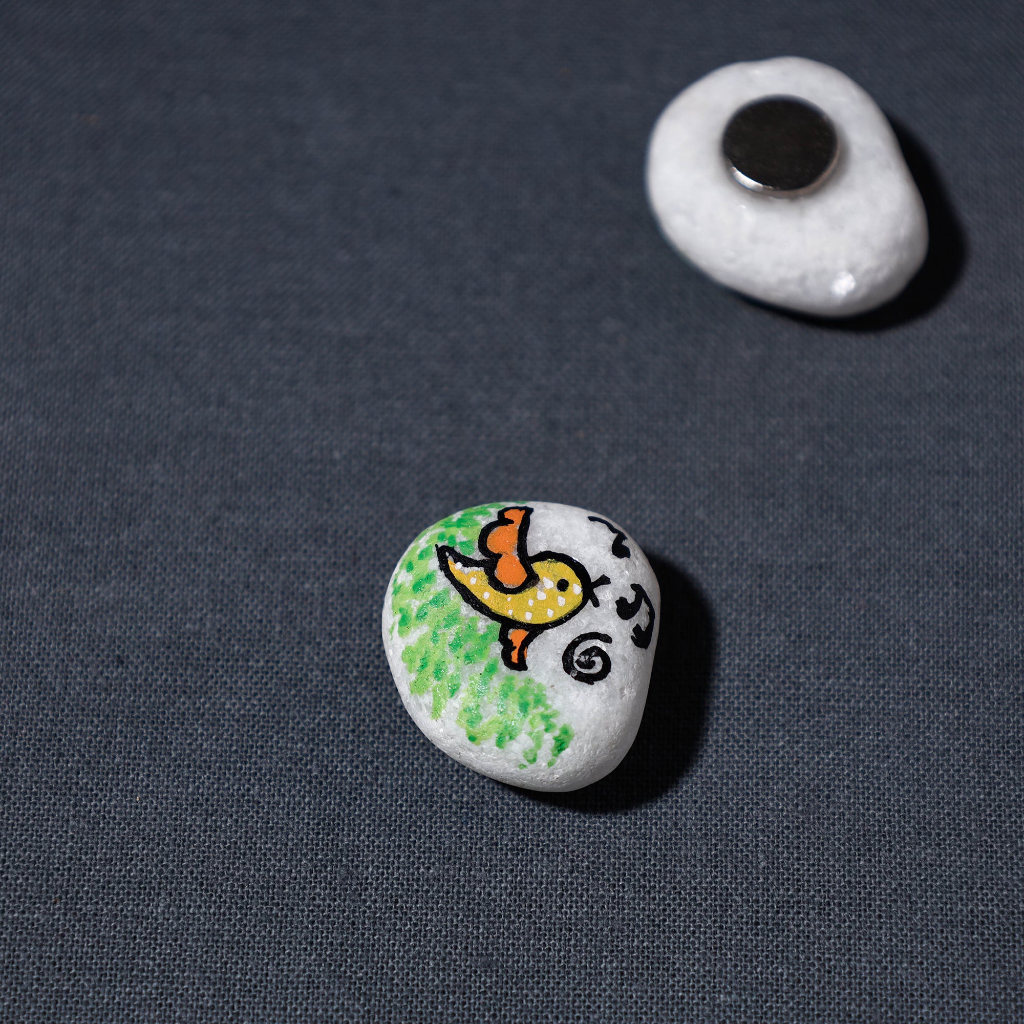 Miniature Handpainted Pebble Magnet Online in India