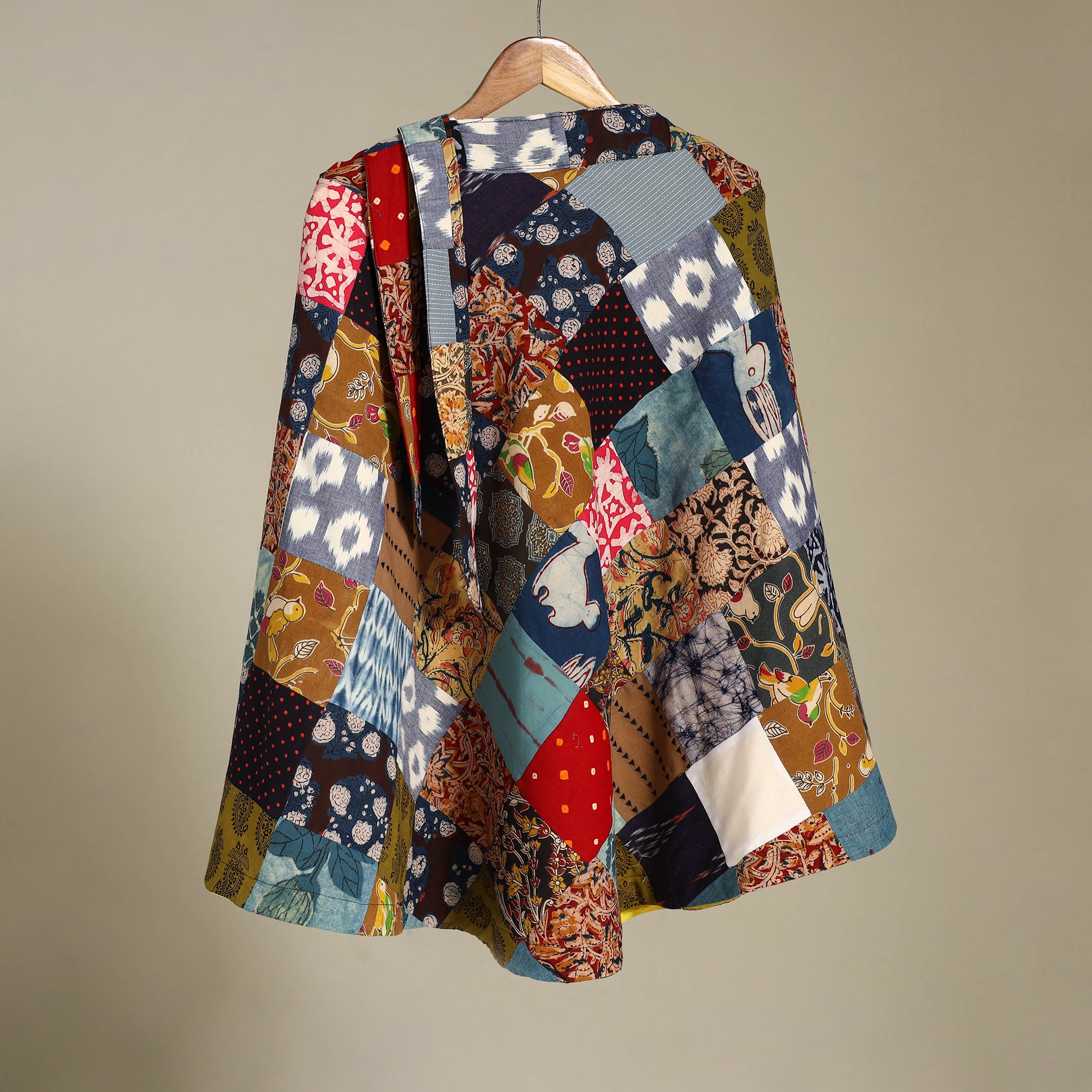 Multicolor Wrap Around Patchwork Cotton Skirt – iTokri आई.टोकरी