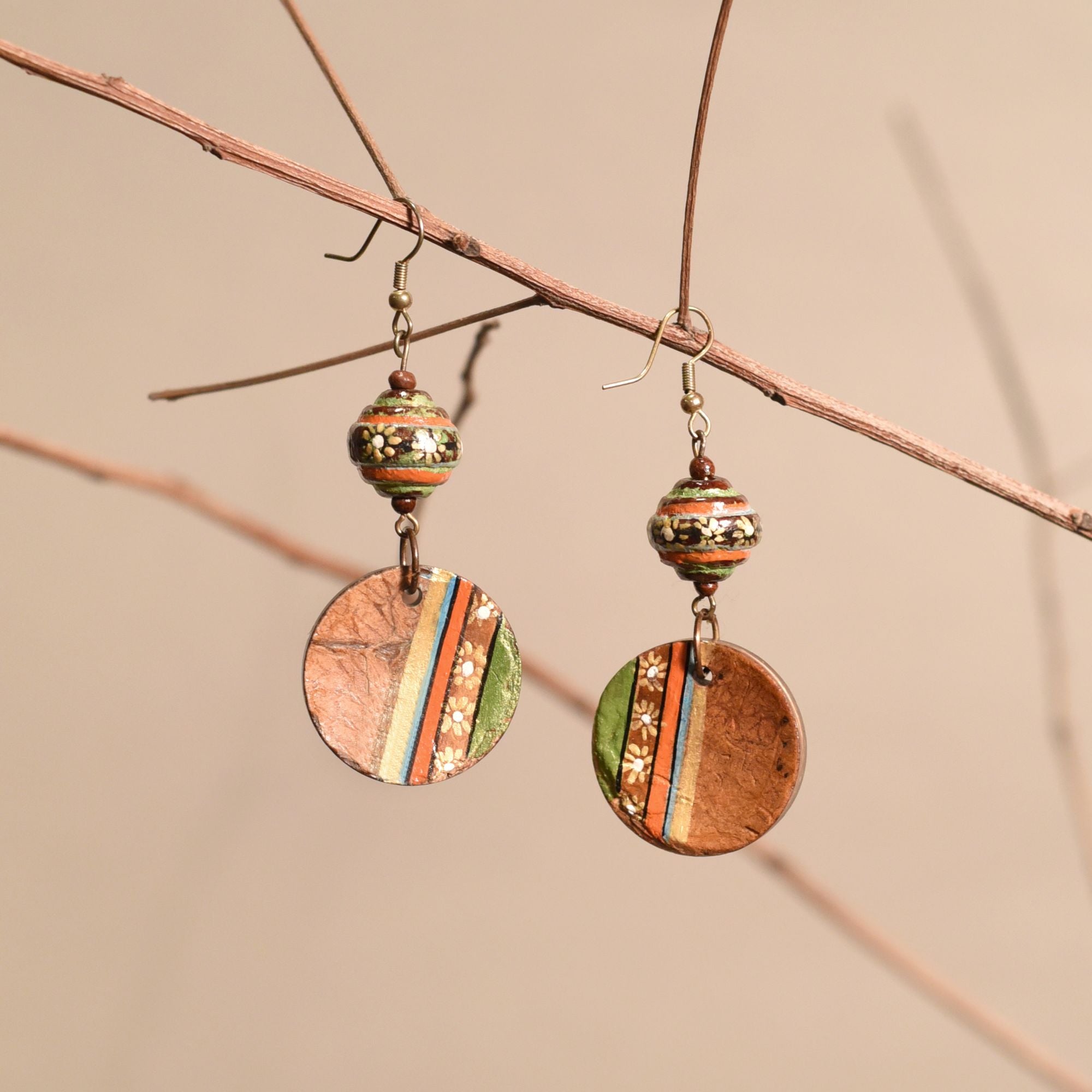 Buy Handcrafted Swaying Coco Medley Ethnic Earrings – iTokri आई.टोकरी