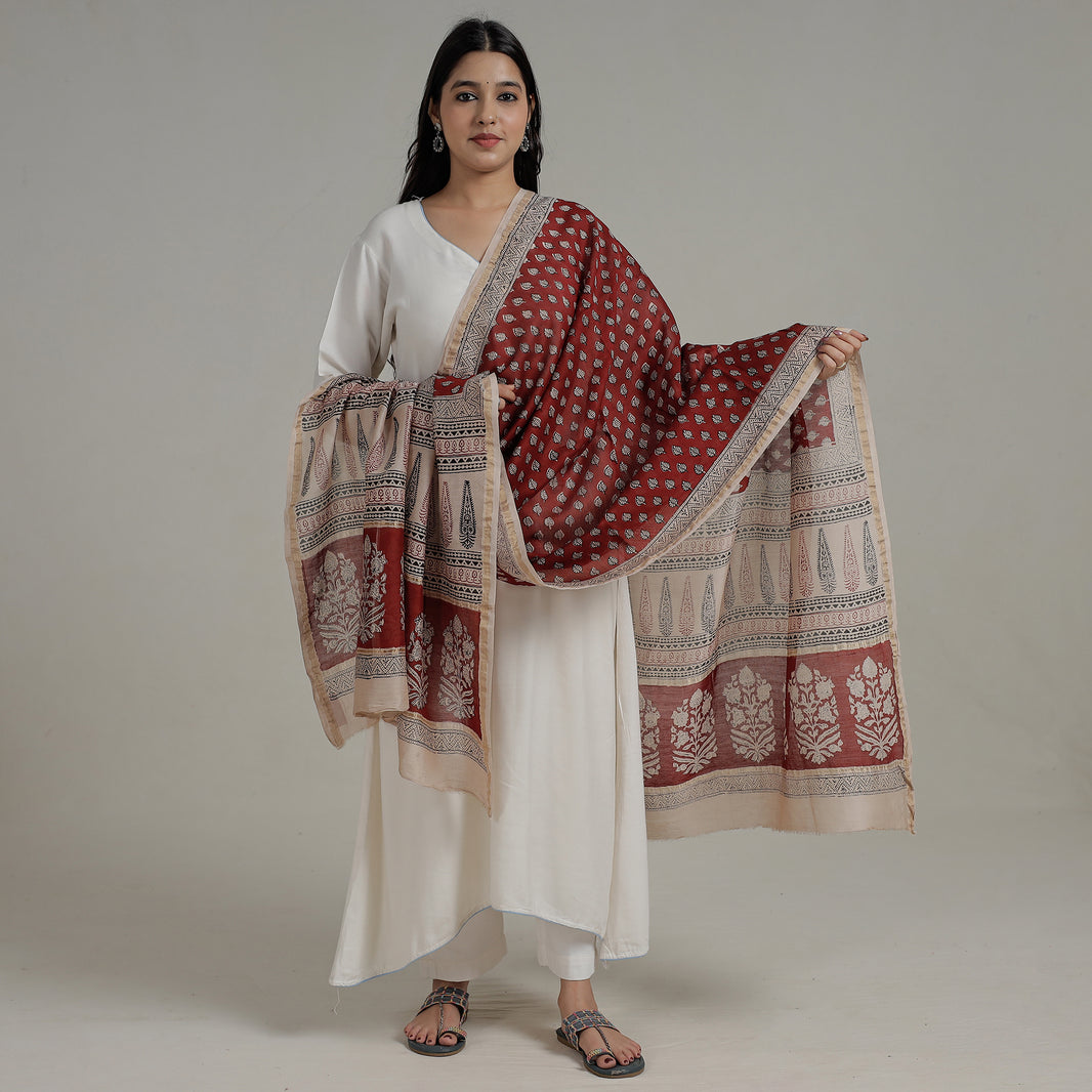Bagh Prints Dupattas - Buy Bagh Print Dupatta Online – iTokri आई.टोकरी
