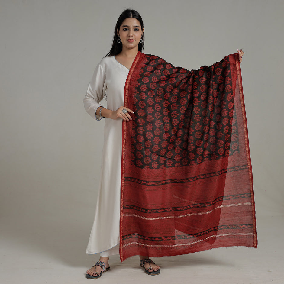 Bagh Prints Dupattas - Buy Bagh Print Dupatta Online – iTokri आई.टोकरी