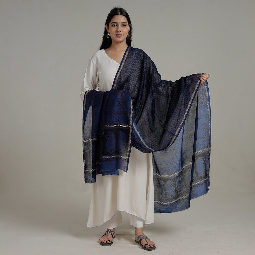 Bagh Prints Dupattas - Buy Bagh Print Dupatta Online – iTokri आई.टोकरी