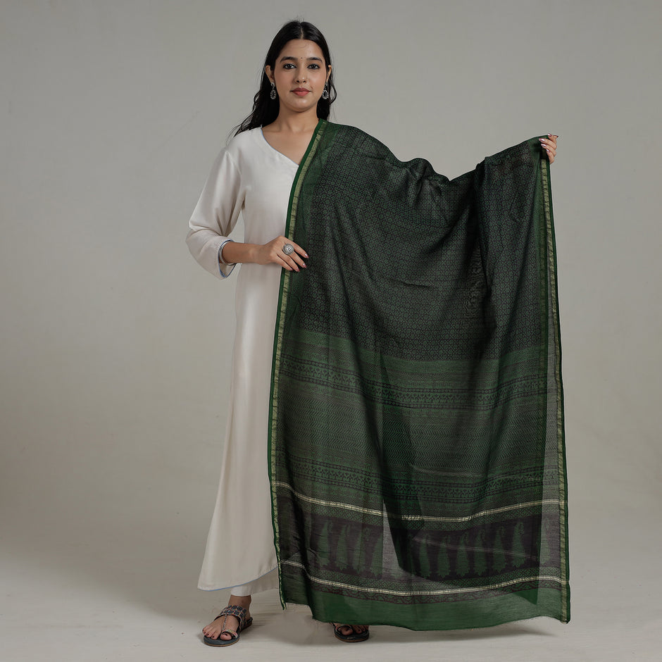 Bagh Prints Dupattas - Buy Bagh Print Dupatta Online – iTokri आई.टोकरी
