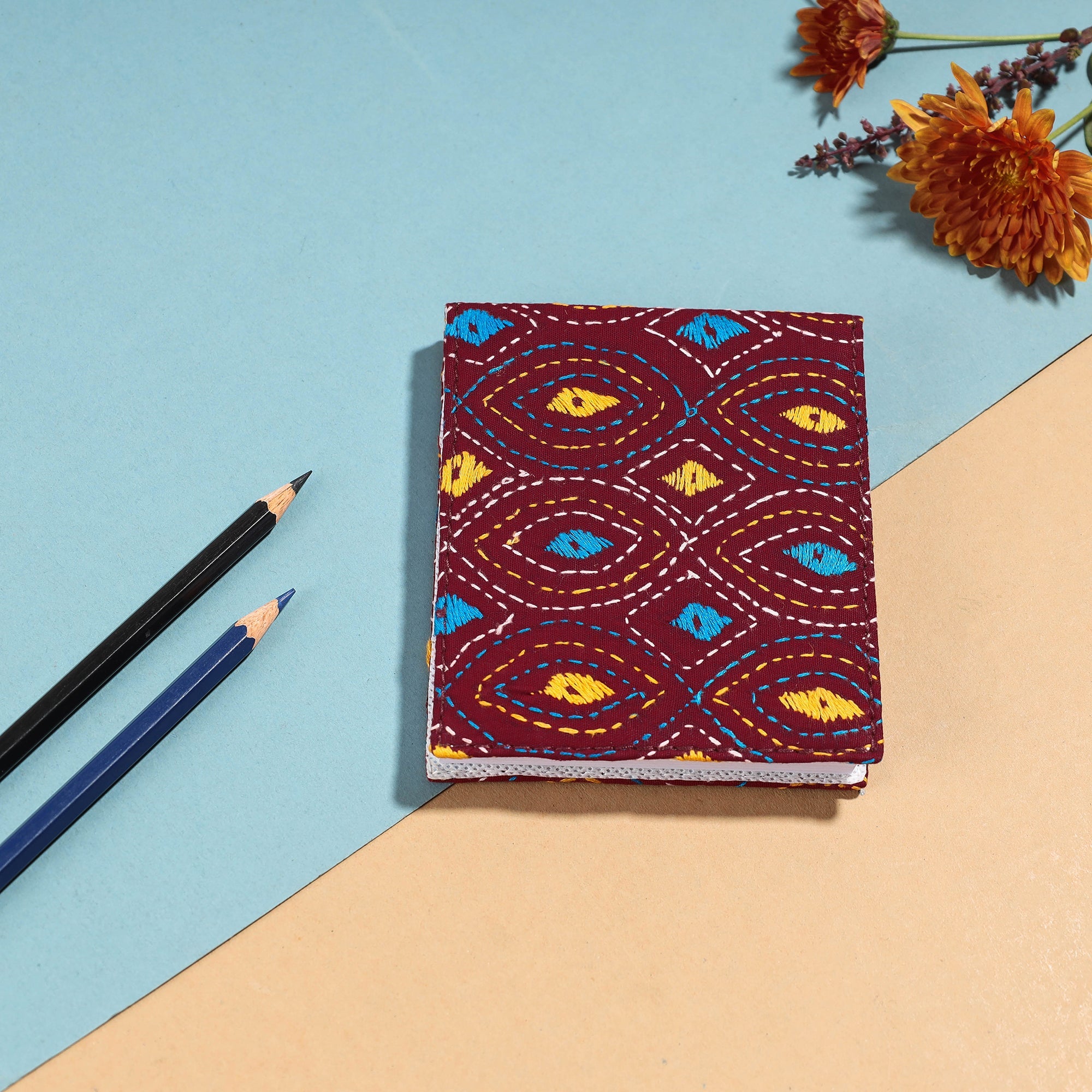 Bengal Kantha Work Handcrafted Notepad