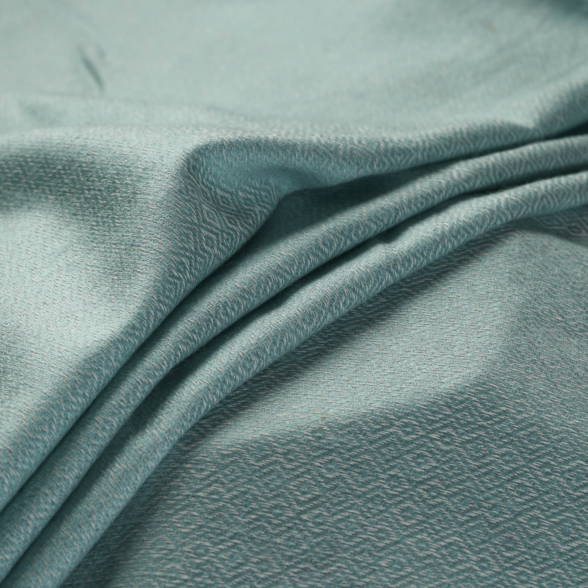 Blue Acrylic Wool Fabric Online in India