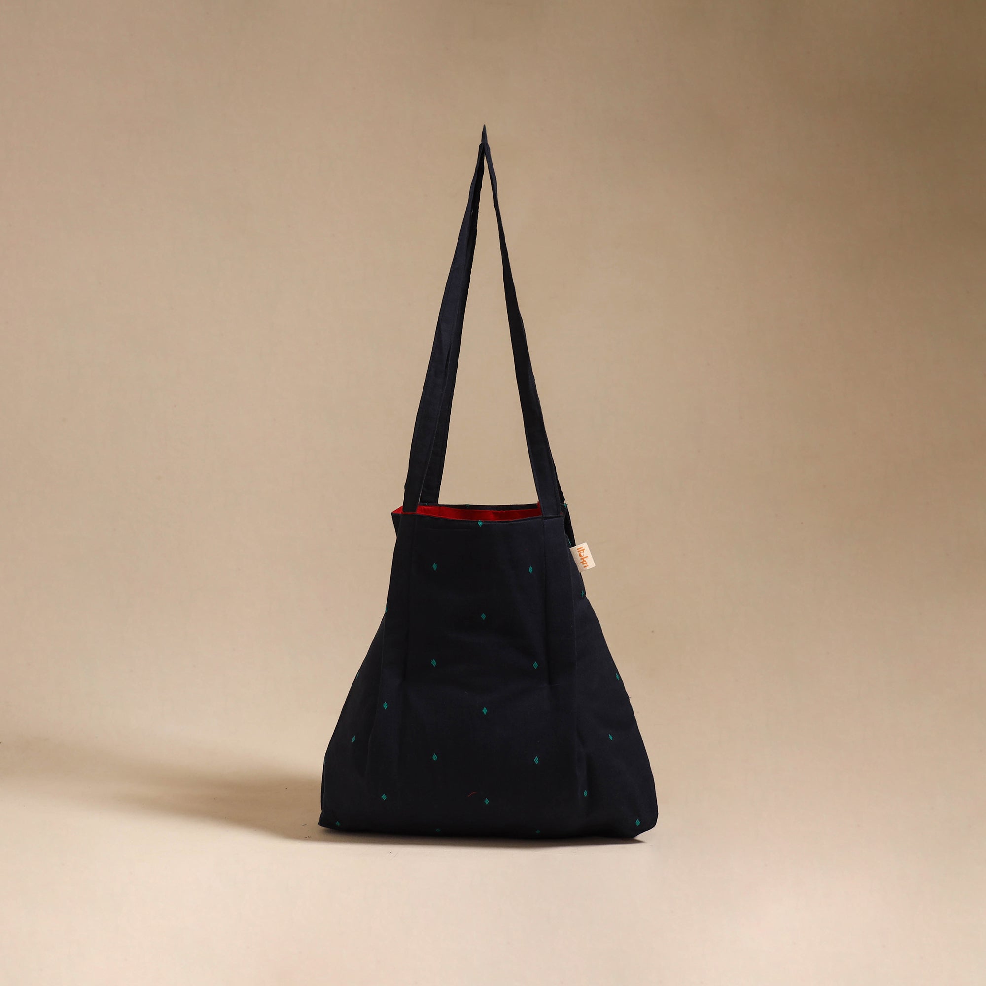 Blue Handcrafted Fabric Jhola Bag