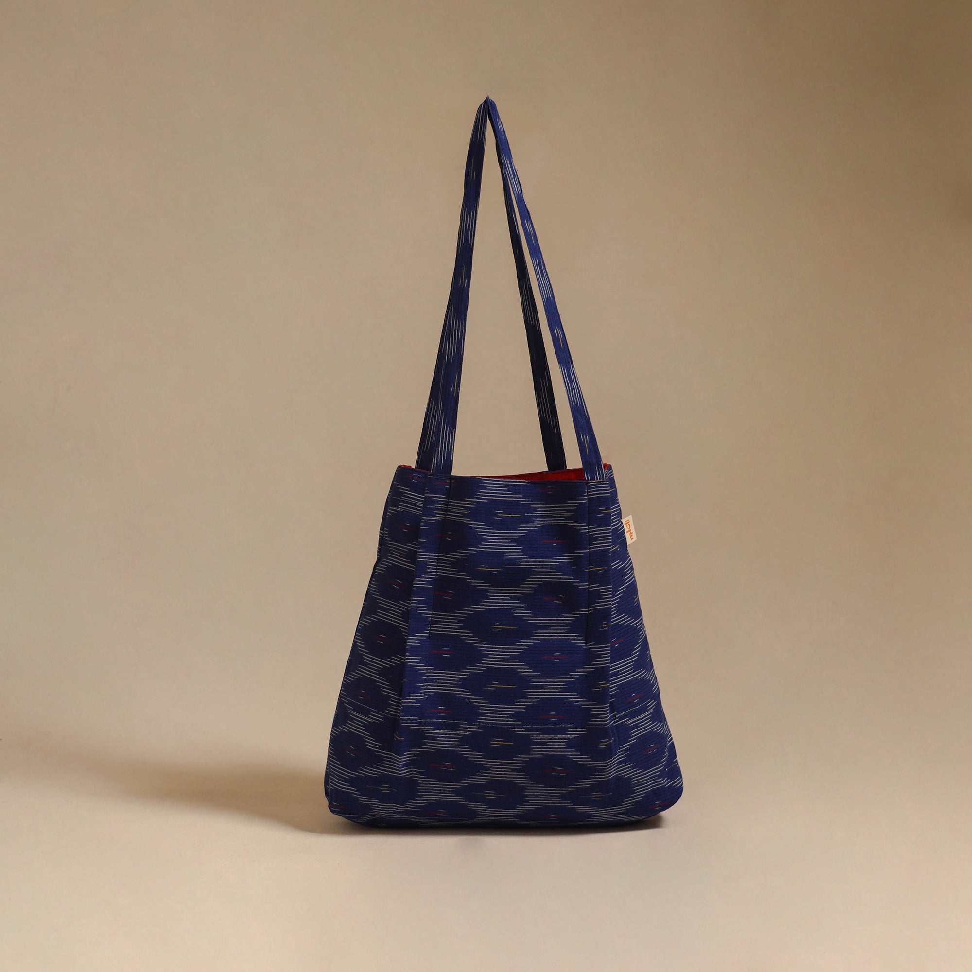 Blue Handcrafted Fabric Jhola Bag