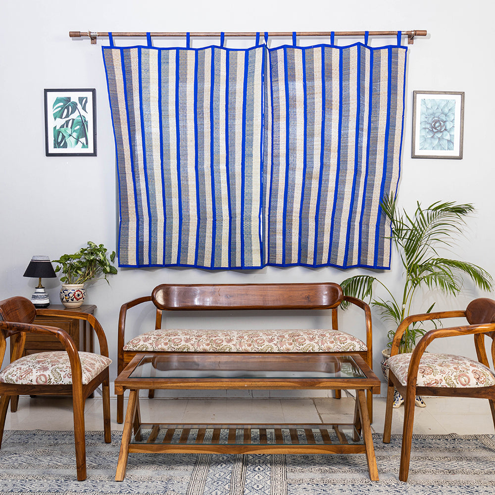 Madur Grass Window Curtain of Midnapore (5 x 4 feet)