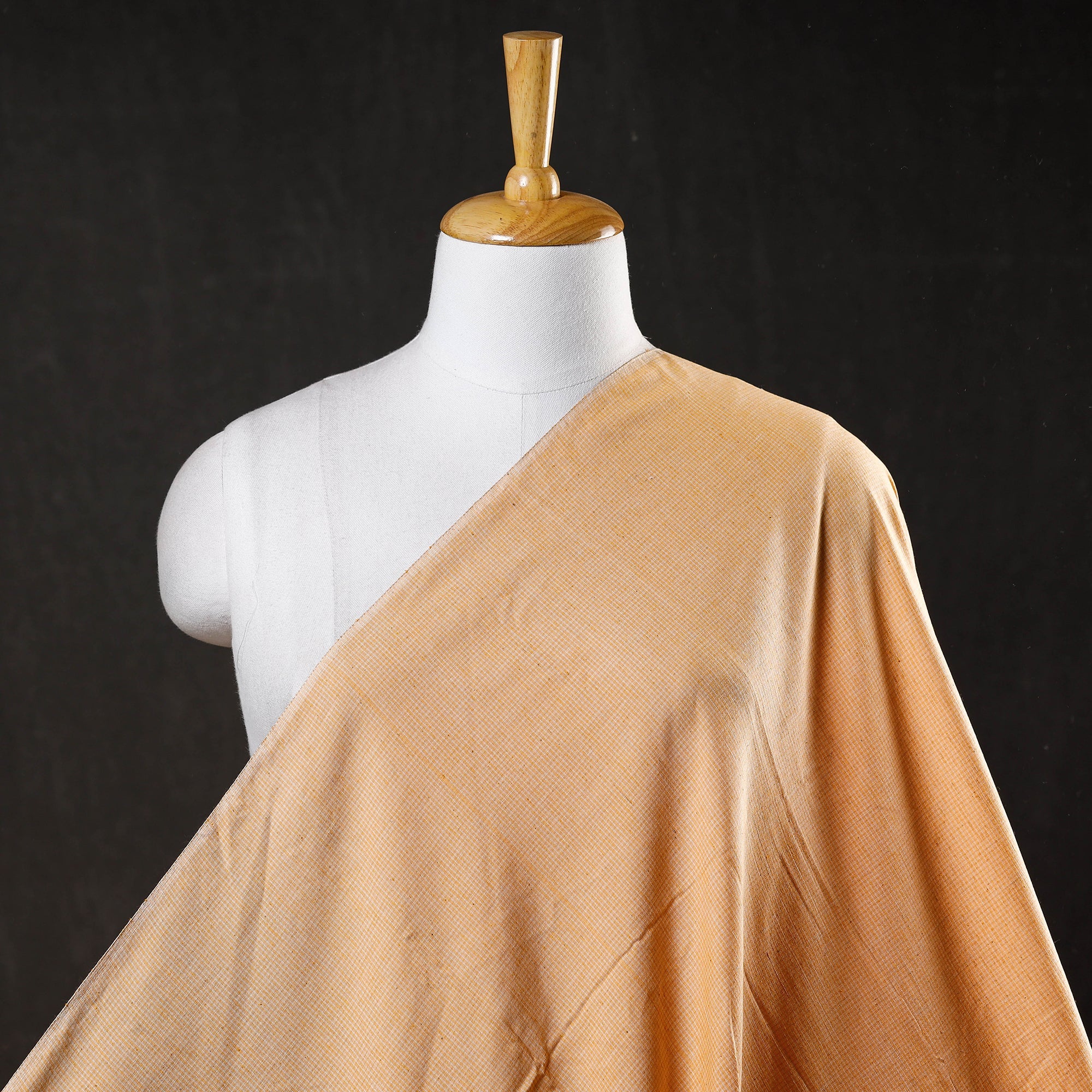 Baragaon Pre Washed Handloom Striped Cotton Fabric