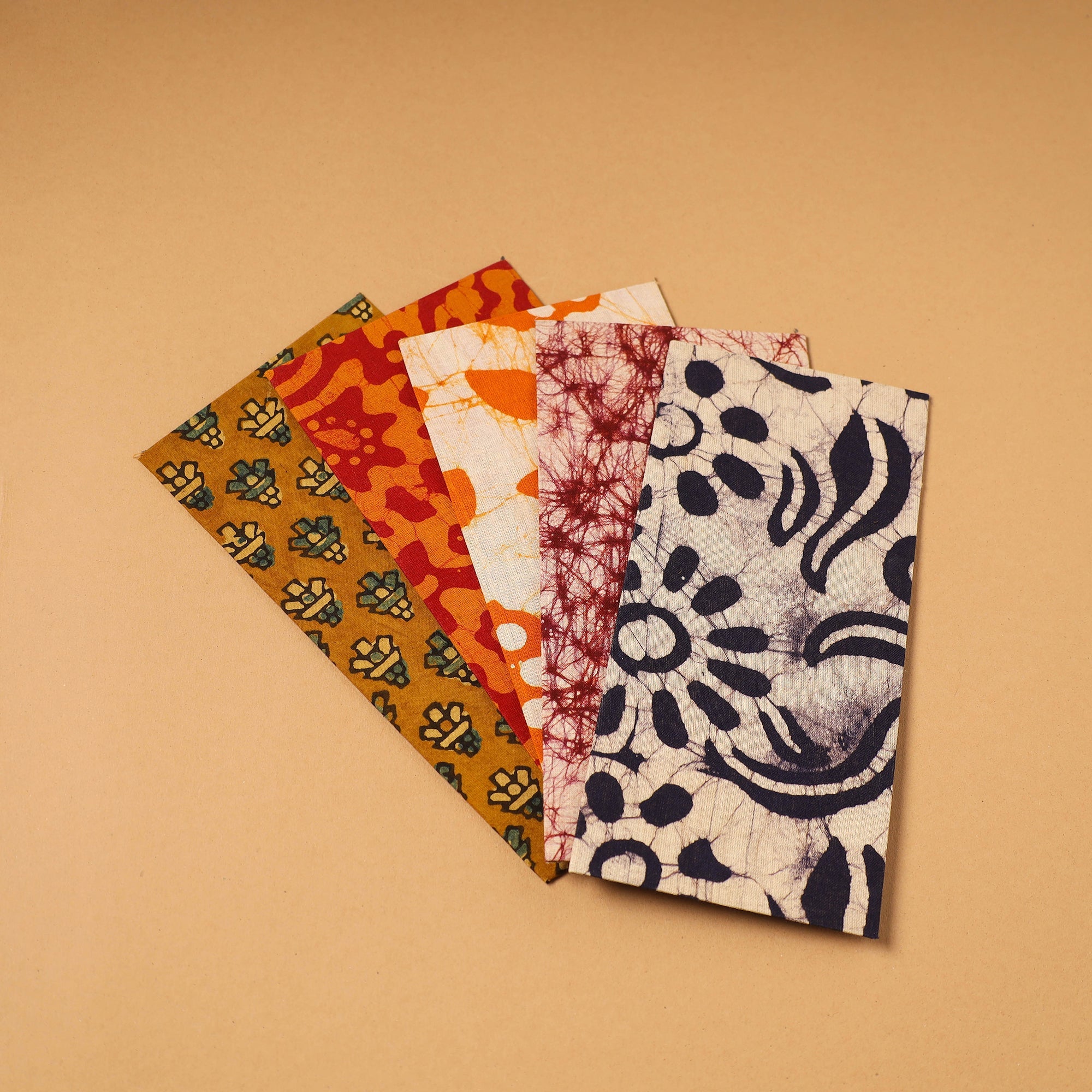 Handmade Fabric Envelope (Assorted Set of 5)