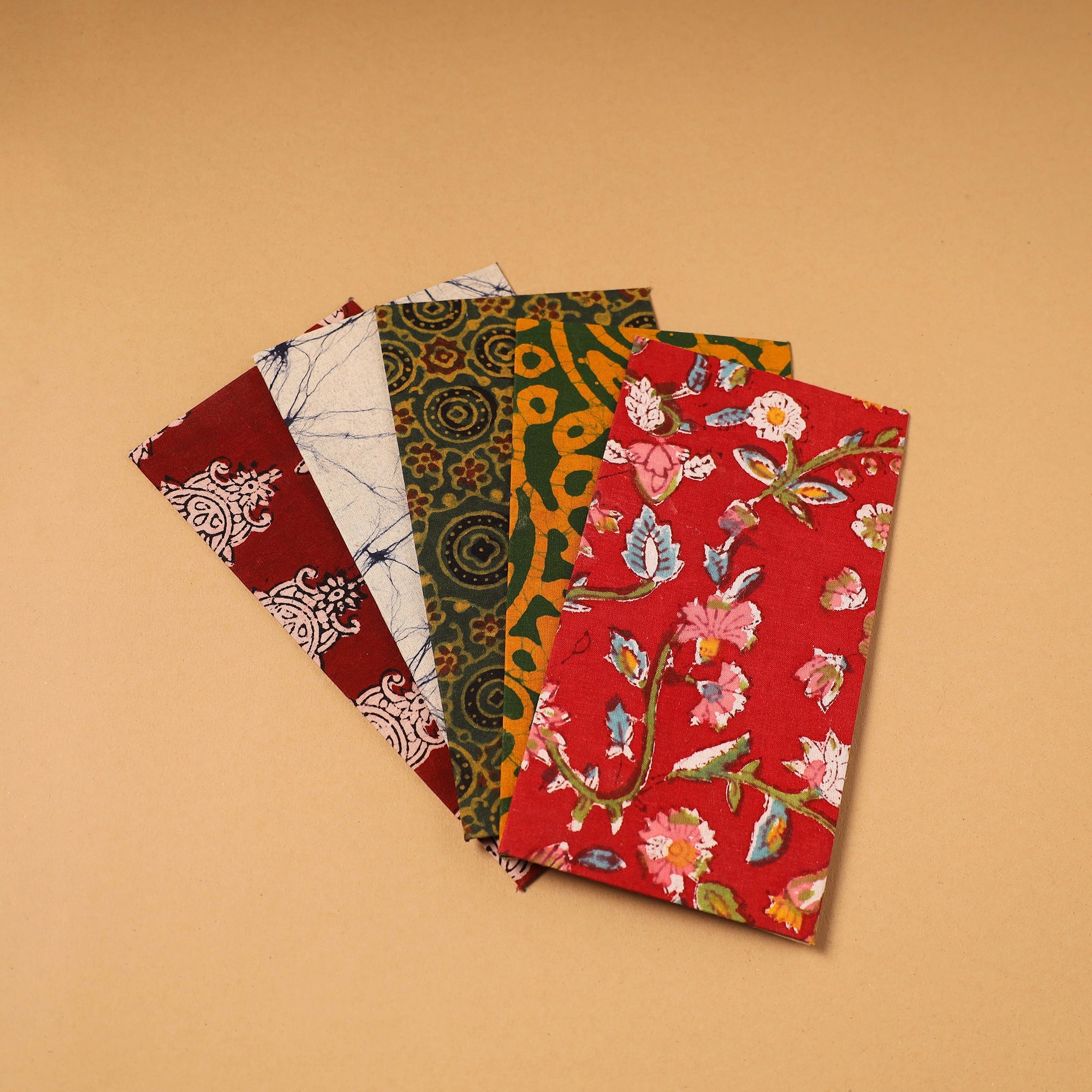 Handmade Fabric Envelope (Assorted Set of 5)