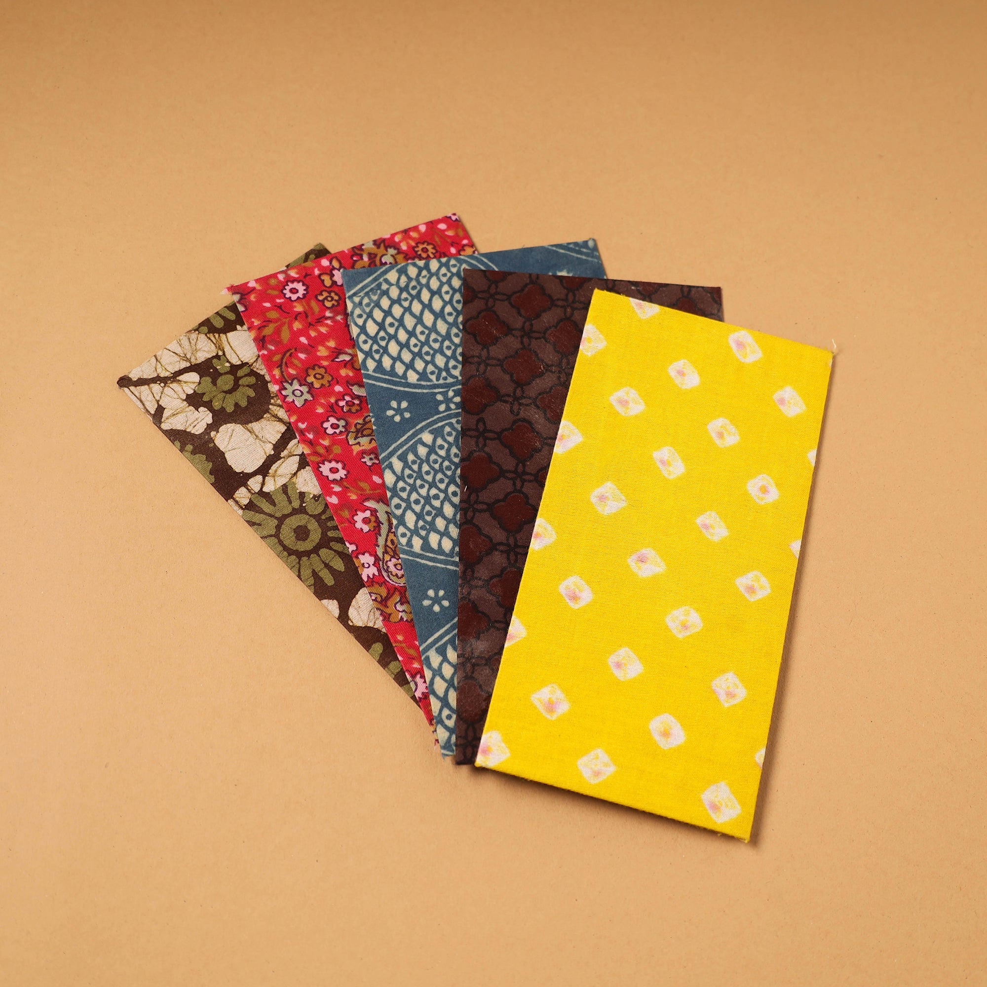 Handmade Fabric Envelope (Assorted Set of 5)