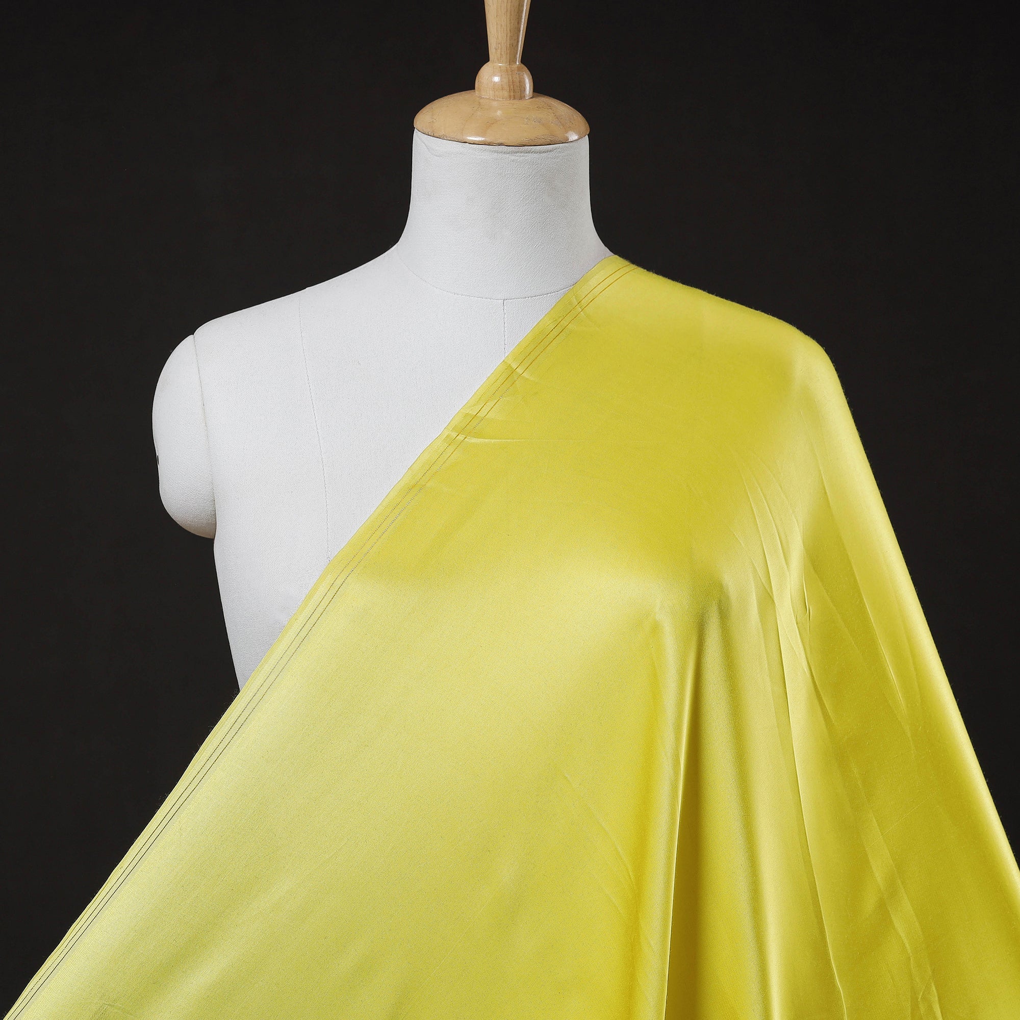 Yellow Pure Modal Plain Fabric