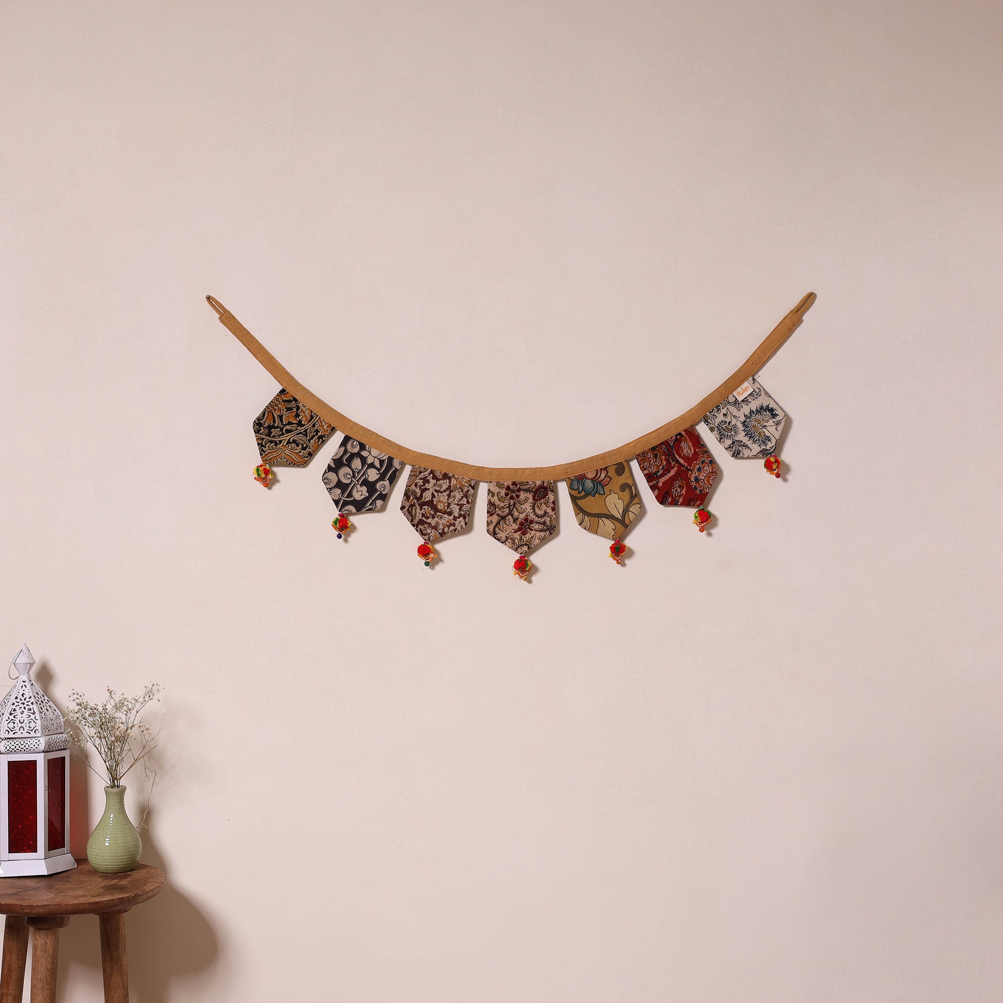 Multicolor Decorative Handmade Fabric Toran
