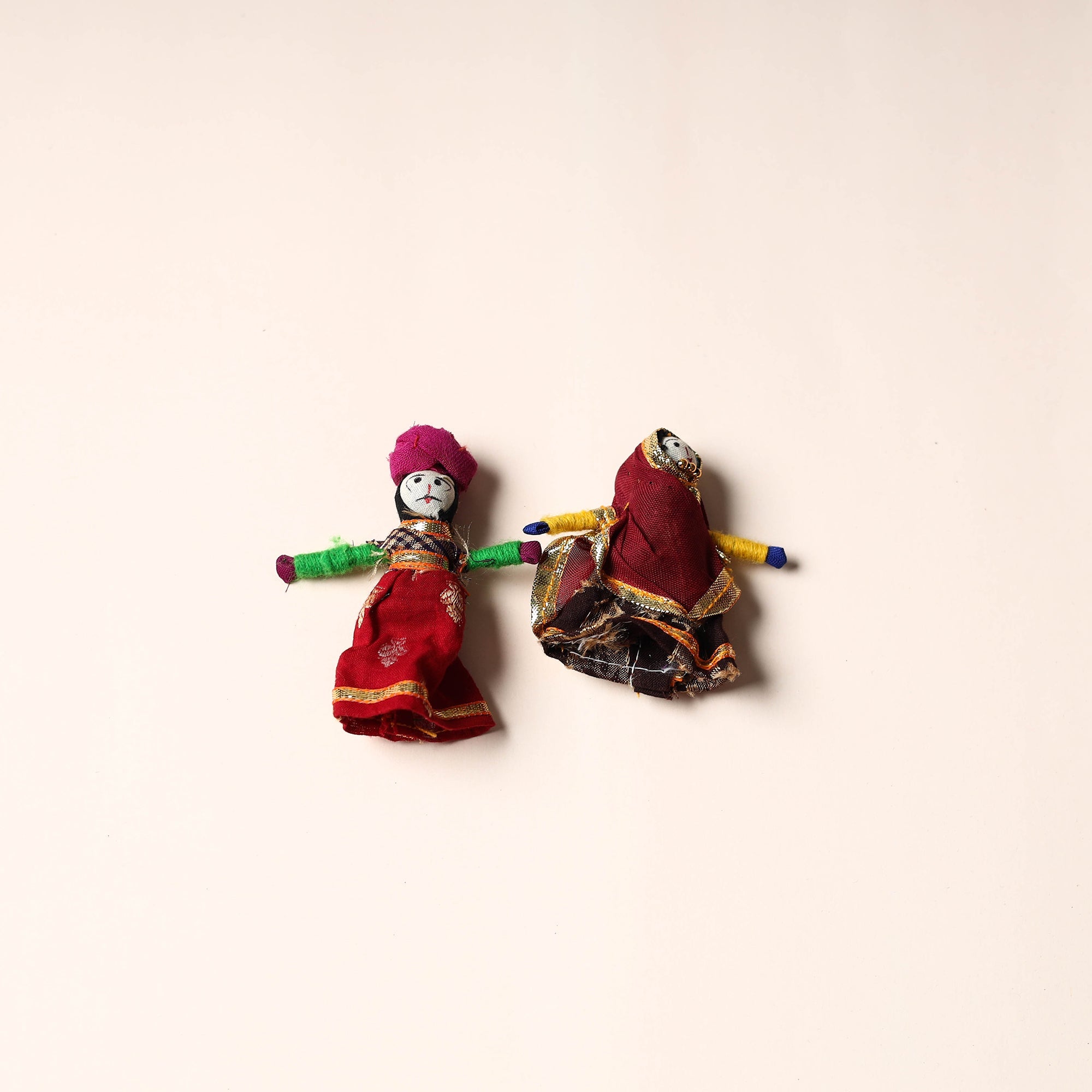 Rajasthani Puppet Couple Handmade Magnet