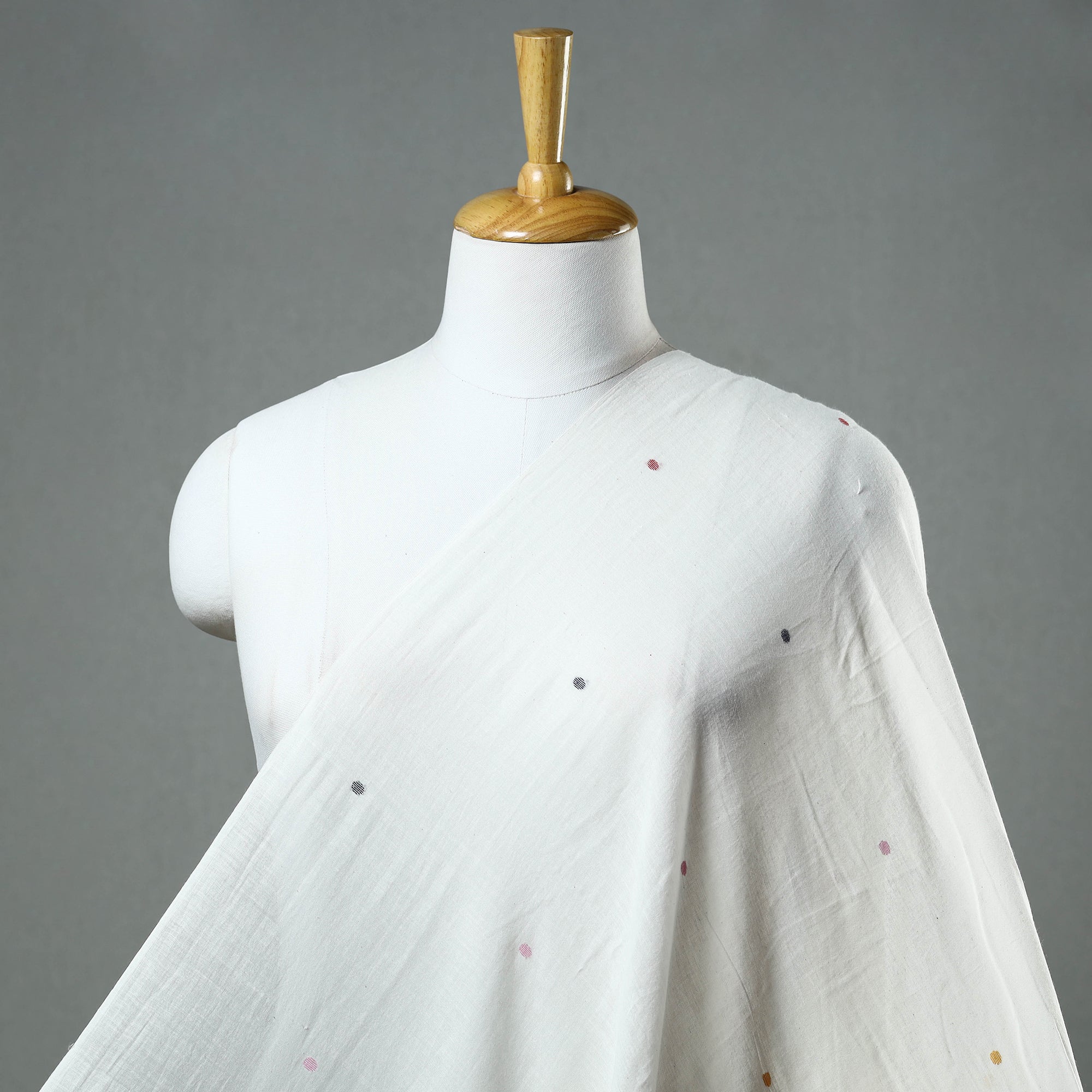 Handloom Jamdani Cotton Fabric of Phulia, Bengal
