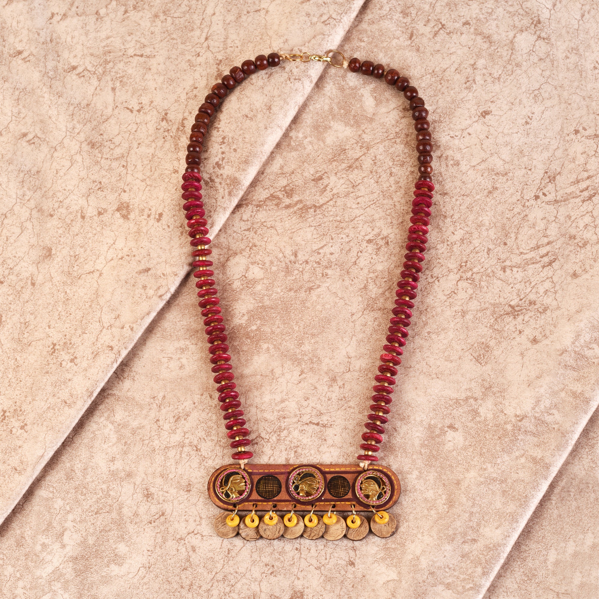 Buy The Maidens' Handcrafted Tribal Dokra Necklace Online at iTokri.com ...
