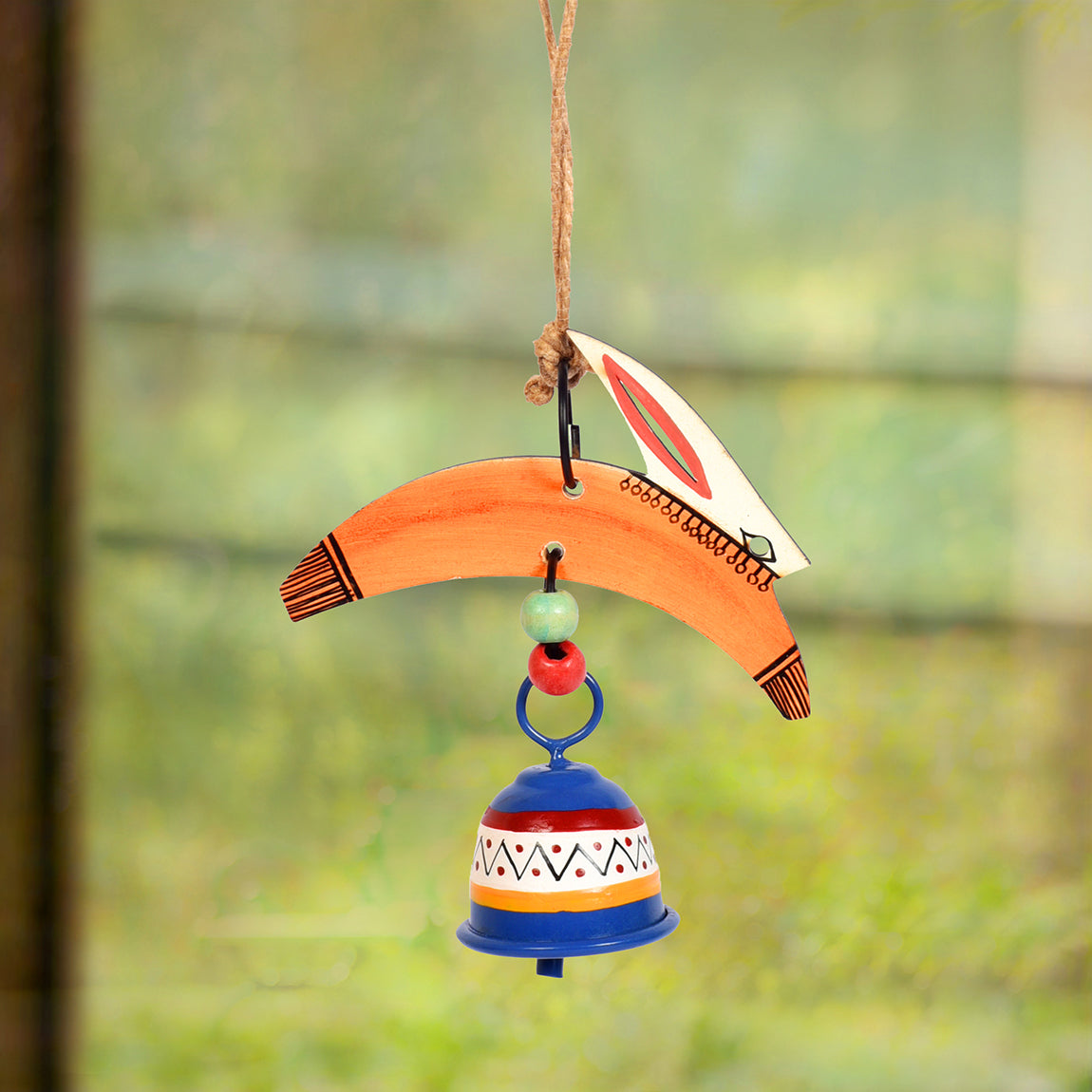 Buy Rabbit Wind Chimes with Metal Bell for Outdoor Hanging and Home ...
